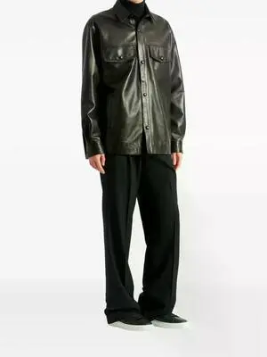 Balmain Leather Overshirt