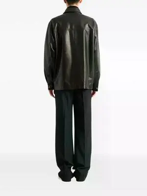 Balmain Leather Overshirt