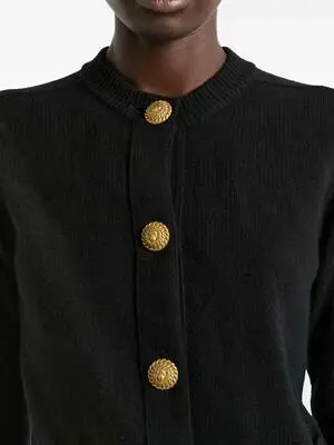 Balmain Cashmere Cardigan - Black