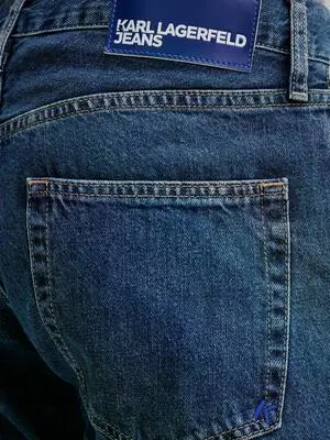 Karl Lagerfeld Logo-patch Straight-leg Jeans