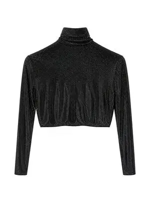 Off-White Embellished Cropped Top