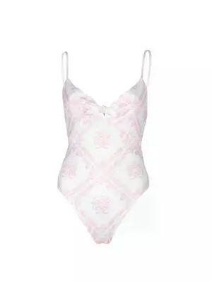 LoveShackFancy Zyra Swimsuit - Neutrals