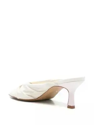 ANDREA CARRANO Ruched Mules