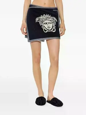 Versace Medusa Head Wrap Beach Skirt