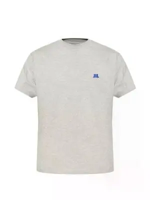 JIL SANDER Logo-embroidered T-shirt - Grey