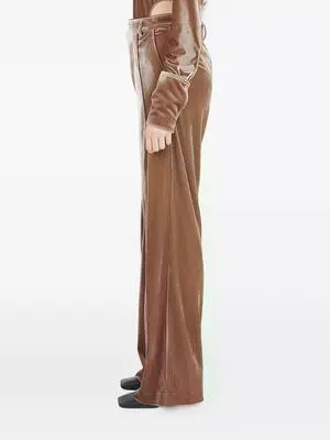 NINAMOUNAH Velvet Seam Detail Trousers