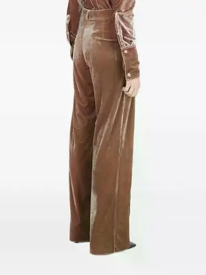 NINAMOUNAH Velvet Seam Detail Trousers