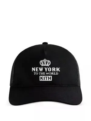 Kith Nolan Relaxed-twill Trucker Cap - Black