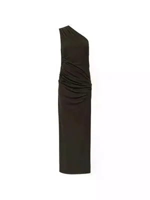 ROTATE BY BIRGER CHRISTENSEN One-shoulder Ruched Maxi Dress