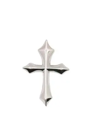 LAG WORLD Tone Gothic Cross Stud Earring - Silver