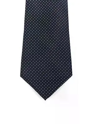 Canali Polka-dot Twill Tie