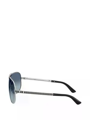 Versace Greca-detail Pilot-frame Sunglasses
