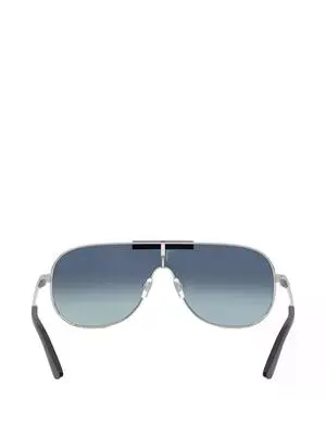 Versace Greca-detail Pilot-frame Sunglasses