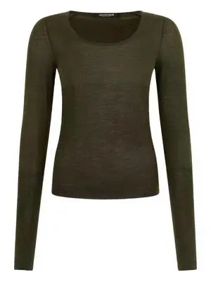 Roberto Cavalli Long-sleeve Round Neck Top