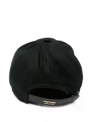 TOM FORD Embroidered Baseball Cap - Black