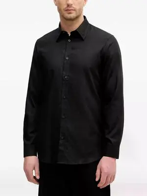 Armani Exchange Logo-jacquard Long-sleeve Shirt