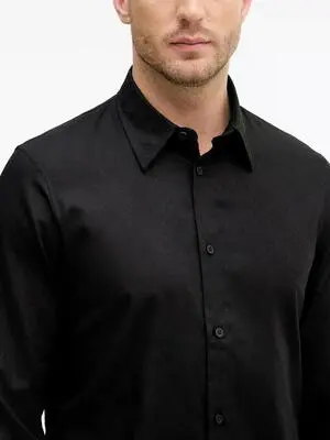Armani Exchange Logo-jacquard Long-sleeve Shirt