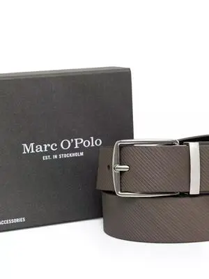 Marc O'polo Reversible Textured-leather Belt