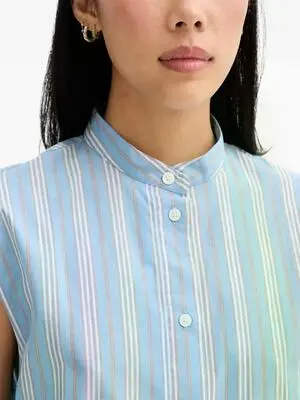 Marc O'polo Striped Drawstring-hem Top
