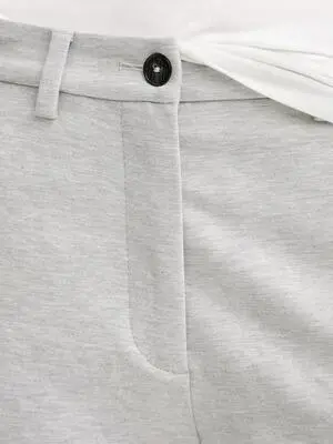 Marc O'polo Tailored Marl-effect Trousers - Grey