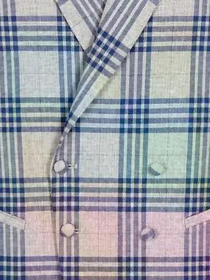ETIEM TEXTIL S.L. Check-pattern Double-breasted Waistcoat