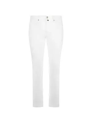 SLOWEAR Slim-cut Jeans With Logo Patch