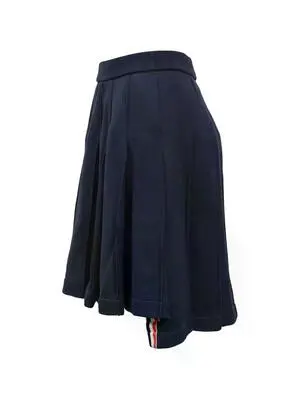 Thom Browne Pleated Loopback Jersey Skirt