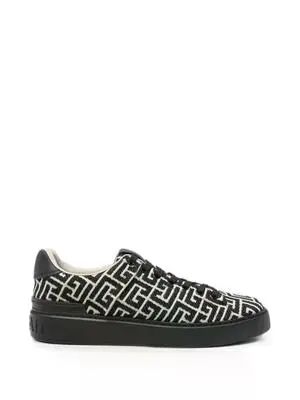 Balmain Monogram Logo-embossed Sneakers