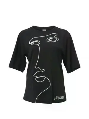 Moschino Face Embroidery T-shirt