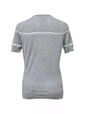 Viktor & Rolf Mesh Stripe Top