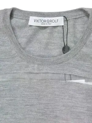 Viktor & Rolf Mesh Stripe Top