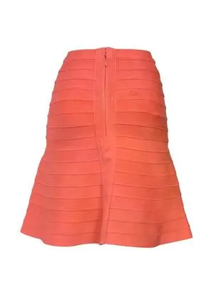 Herve Leger Bandage Flare-hem Skirt