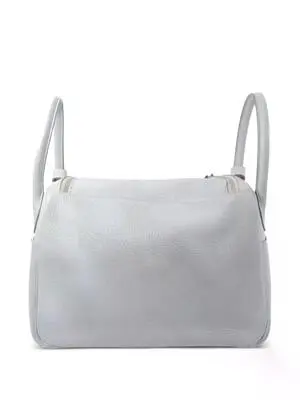 Hermès Lindy 30 Leather Tote Bag - Grey