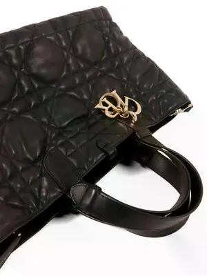 Dior Cannage Tote Bag - Black