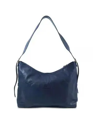 LOUIS VUITTON Monogram Empreinte Mm Carryall Shoulder Bag - Blue