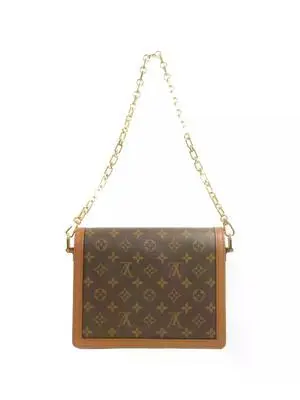 LOUIS VUITTON Dauphine Mm Monogram Reverse Shoulder Bag
