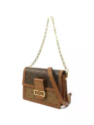 LOUIS VUITTON Dauphine Mm Monogram Reverse Shoulder Bag