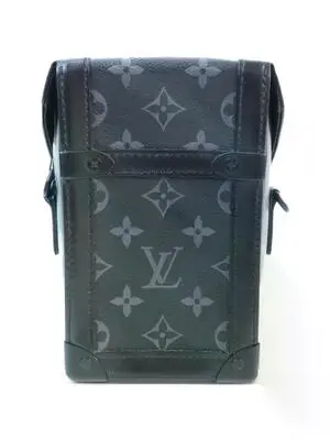 LOUIS VUITTON Vertical Trunk Monogram Eclipse Cross Body Bag