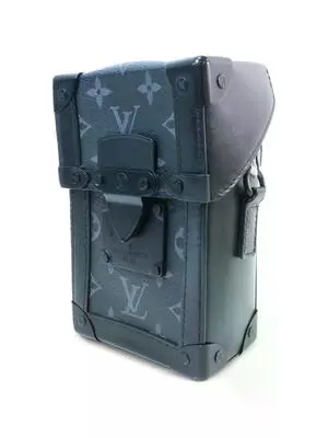 LOUIS VUITTON Vertical Trunk Monogram Eclipse Cross Body Bag