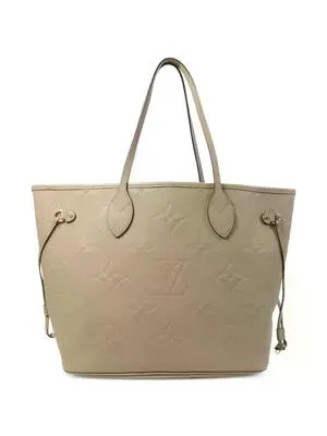 LOUIS VUITTON Neverfull Mm Calfskin Tote Bag