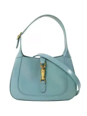 Gucci Jackie 1961 Calfskin Tote Bag - Blue