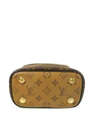 LOUIS VUITTON Monogram Reverse Canvas Pm Vanity Tote Bag