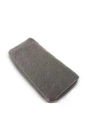 LOUIS VUITTON Monogram Taurillon Zippy Wallet - Black