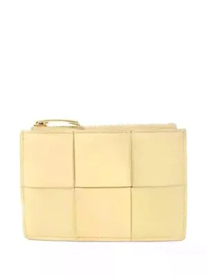 Bottega Veneta Intrecciato Card Case - Neutrals