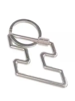 Hermès H Too Speed Key Ring In Polished - Silver