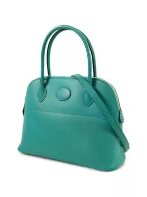 Hermès Bolide 27 Leather Tote Bag - Blue