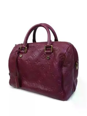 LOUIS VUITTON Monogram Empreinte Speedy Bandouliere 25 Shoulder Bag