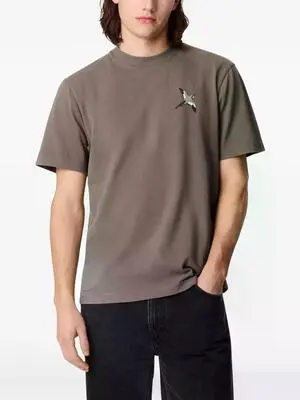 Axel Arigato Micro Bee Bird Embroidered T-shirt - Brown