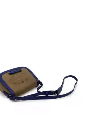 Prada Logo Jacquard Bow Crossbody Bag