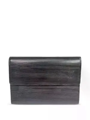 LOUIS VUITTON Epi Leather Wallet - Black
